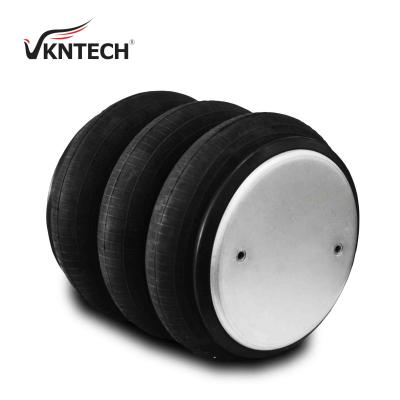 China Triple Convoluted Air Spring 3B8014 Ridewell Firestone W01-358-8014 229mm Plate 460mm Height for sale