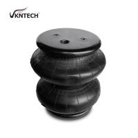 China Firestone Natural Rubber Air Bellow W01-358-6955 A01-760-6762 with 35-Ton Force Capacity and 2X3/8-16UNC Mounting for sale