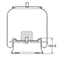 China Hendrickson S20901 Firestone W01-358-8091 Trailer Air Suspension Bag 13.7in OD 10in Height for sale