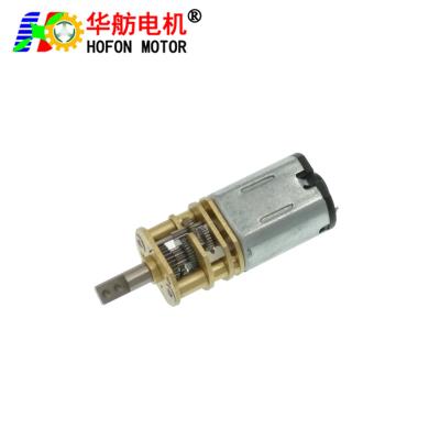 China Hofon 8mm DC micro reduction motor brushed gear motor Small volume large torque for Optical lens for sale
