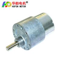 China Hofon Motor 37mm GM37-520CA DC micro brushed gear motor large torque for household appliances 5V 12V 24V for sale