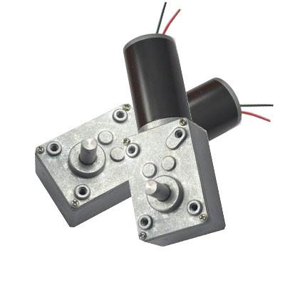 China 12V DC Motor with Gearbox , Worm Gear Motor 24V for Automobile Clutch for sale