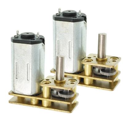 China 5V / 6V / 12V 24mm Metal Worm Gear Motor Robot Toy Use Low Noise for sale