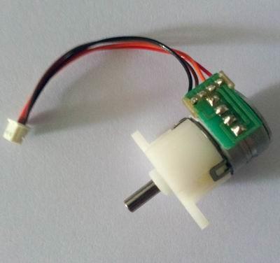 China Plastic Geared Stepper Motor 15mm Diameter for Fusion Splicer Robot Toy for sale