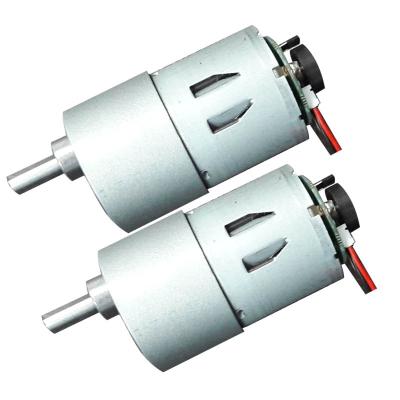 China Low Noise 3 6 12 Volt Worm Gear Motor , Worm Drive DC Motor 50mA No Load Current for sale