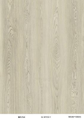 China 183 X 1220mm Vinyl Composite SPC Flooring Plank UV Coating DIY Paving Oak Stone for sale