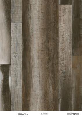 China Pine Stone Vinyl Click SPC Rigid Flooring Luxury Nordic Style GKBM GL-W7183-6 for sale