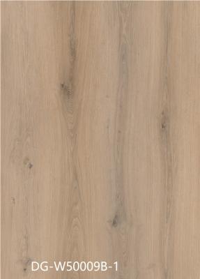 China Eco Friendly Wood Grain Rigid Core SPC Fireproof Click Elegant Oak Burlywood for sale