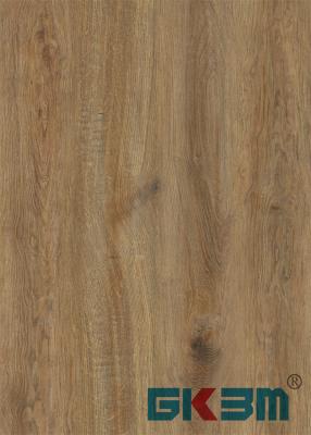 China DP-W82144-1 Castle Oak Spliced Rigid Luxury SPC Flooring Warm Brown Fireproof Anti Srach for sale