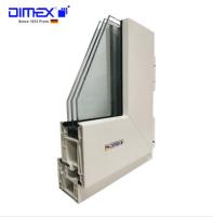 China Casement Window Door Systems UPVC Profiles High UV Resistance DIMEX L72 for sale
