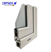 China Dimex K60 High UV White UPVC Profiles For Casement Windows for sale