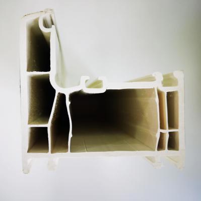 China 65 UPVC window profiles casement frame for sale