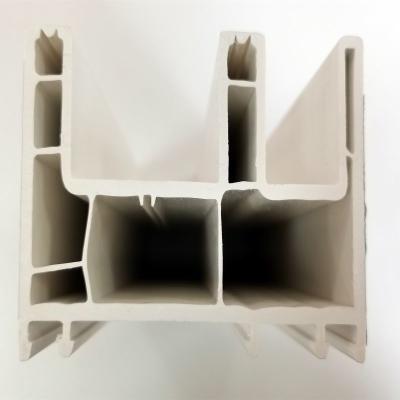 China Greenpy 88 uPVC Profiles Triple Track Door Frame for sale