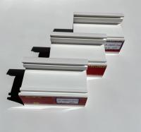 China 60mm Casement UPVC Window Profiles In White Color for sale