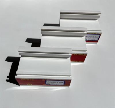 China 60mm Casement UPVC Window Profiles In White Color for sale