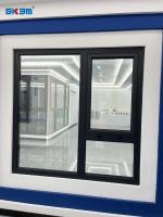 China GKBM Greenpy White 88B Sliding UPVC Plastic Window Profiles 2.5mm 2.8mm for sale