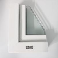 China GKBM 65 Extrusion UPVC Casement Window Profiles Single color for sale