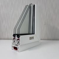 China Interior And External Extrusion UPVC Sliding Window Profiles GKBM 80 for sale