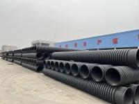 China GKBM Greenpy SN2 SN4 HDPE PE Double Wall Corrugated Pipe DN200-DN500 for sale