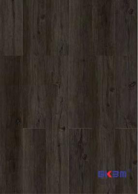 China Midnight Miracle Brown SPC Flooring 5mm Anti Slip Fire Retardant GKBM Greenpy MJ-W6008 for sale