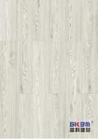 China Refined White Oak Click Stone Plastic Composite Flooring Fireproof GKBM Greenpy SY-W3001 for sale