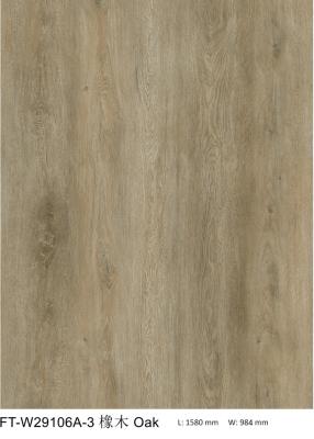 China 5mm 6mm Brown Herringbone SPC Anti Slip Click GKBM FT-W29106A-3 FT-W29106B-3 for sale