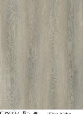 China Gray 5mm 6mm Herringbone SPC Fireproof GKBM FT-W29111-3 for sale