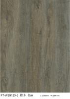 China GKBM FT-W29123-3 183*1220mm Anti-slip Fireproof Gray Oak Stone Composite Click SPC Flooring for sale