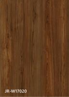 China 5mm SPC Sheet Flooring Eco Friendly Corrosion Resistant Ultra Light Teakwood Burlywood GKBM JR-W17020 for sale