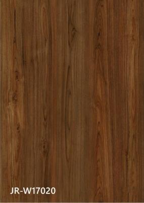 China 5mm SPC Sheet Flooring Eco Friendly Corrosion Resistant Ultra Light Teakwood Burlywood GKBM JR-W17020 for sale