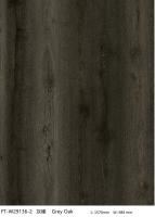 China GKBM FT-W29136-2 Anti-slip Wear Resistance Black Gray Jump Color Oak Splicing Wood Grain Stone Click SPC Flooring for sale