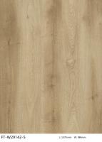 China GKBM FT-W29142-5 Eco-friendly Antibacterial Fireproof Unilin Click Light Brown Jump Color Oak Wood Grain SPC Flooring for sale