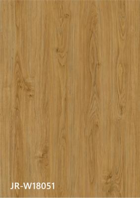 China Seamless SPC Vinyl Click Biodegradable Antibacterial Alder Retro Style Burlywood Wood Grain GKBM JR-W18051 for sale