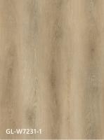 China Grain Stone Rigid SPC Vinyl Floor Anti Slip Bright Brown Grey Jump Color Oak GKBM Greenpy GL-W7231-1 for sale