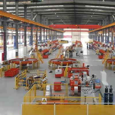 China THRONCH Solar Structure Automatic Roll Forming Machine with 100-600mm Width and 10-15m/min Speed for sale