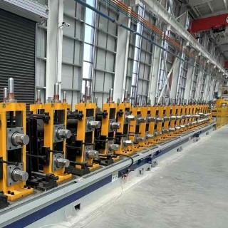 China THRONCH Automatic Pipe Forming Machine 1-10 Inch Diameter 100-500 Pipes/Hour PLC Control 220V 50Hz for sale