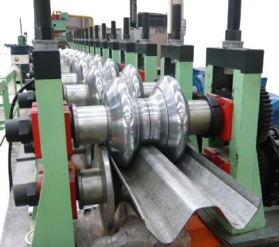 China Automatic W Beam Crash Barrier Machine 1.0-3.0mm Thickness 10-30 m/min Speed Roll Forming System for sale
