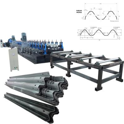 China 40# Highway Guardrail CNC Roll Forming Machine 1.0-5.0mm Thickness 10-30 m/min Speed for sale