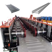 China 7.5KW Cable Tray Roll Forming Machine with 80mm Shaft Diameter and 1-30m/min Speed for Industrial Cable Management for sale