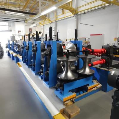 China Carbon Steel Pipe Forming Machine 5000W PLC Control 1-10 Inch Diameter 100-500 Pipes/Hour for sale