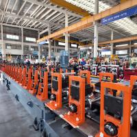 China Galvanized Steel Scaffold Plate Roll Forming Machine 1.0-3.5mm Thickness 220V 380V for sale