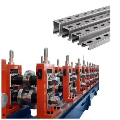 China Solar Panel Bracket Roll Forming Machine with 10-30m/min Speed, 1-3mm Thickness for Mounting Systems for sale