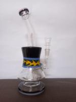 China 14 Inches Hand Blown Glass Smoking Pipe Customized Color for sale