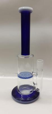 China 14 Inch Borosilicate Glass Water Pipe 7mm Thick Hand Painted Smoking Hookah for sale