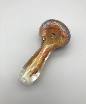 China 3.5 Inch Borosilicate Glass Hand Pipe Pink Ladies Collectible Tobacco Smoking Bowl for sale