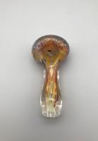 China 3.5 Inch Borosilicate Glass Hand Pipe Pink Ladies Collectible Tobacco Smoking Bowl for sale