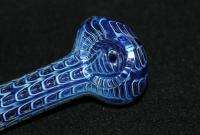 China 4.5 Inch Borosilicate Glass Hand Pipe for Dry Herb Tobacco Smoking Thick Hand Blown for sale