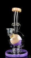 China 18 Inch Borosilicate Glass Bong Beaker Water Pipe for Tobacco Smoking Heavy Duty Hookah for sale