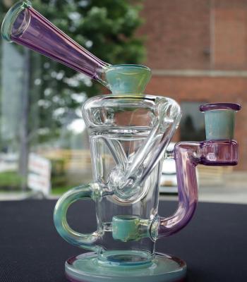 China 9inch Water Pipe Hookah Thick Base W/Arm Perc Tobacco Smoking for sale