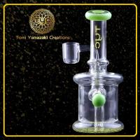 China 7.5 Inch Borosilicate Glass Water Pipe Percolator Bong for Tobacco Smoking OEM Custom for sale